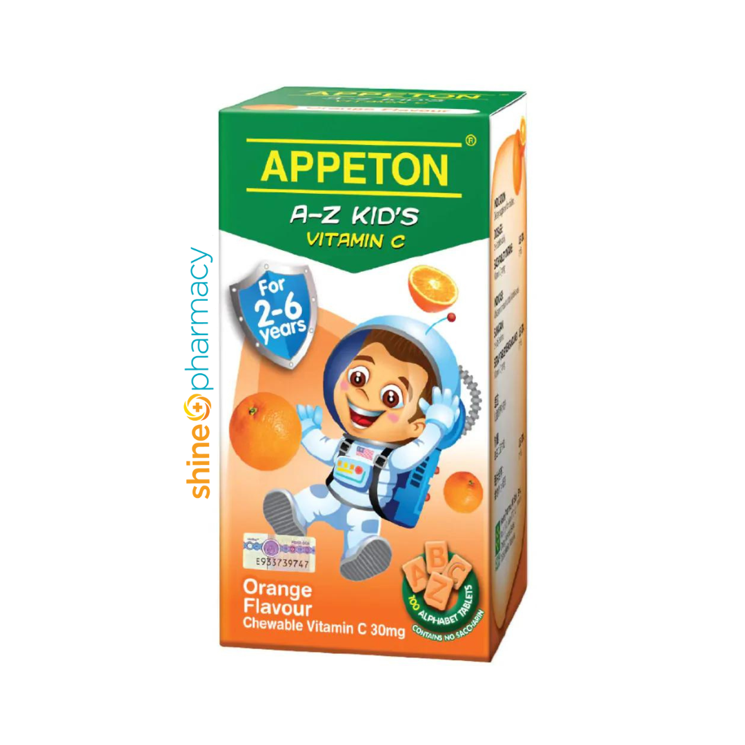 Appeton A-Z Kid's Vit C [O] 100s – SHiNE Pharmacy