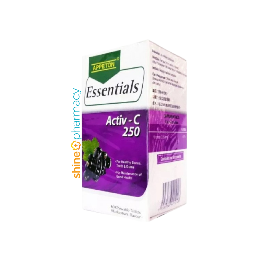 Appeton Essentials Activ-C 250 [BC] 60s – SHiNE Pharmacy