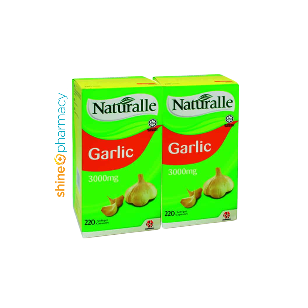 Naturalle Garlic 3000mg 2x220s – SHiNE Pharmacy