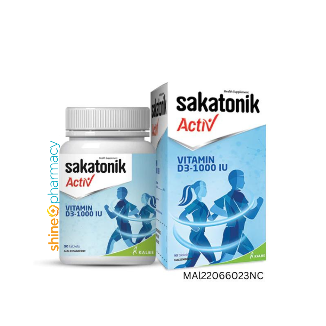 Sakatonik Activ Vitamin D3 1000 IU – SHiNE Pharmacy