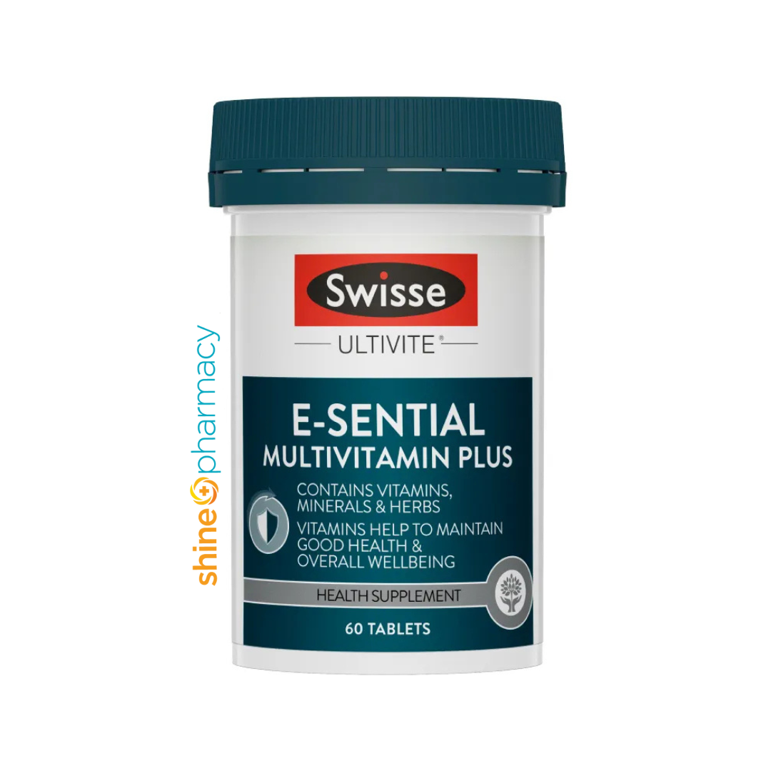 Swisse Ultivite E-sential Mvt Plus 60s – SHiNE Pharmacy